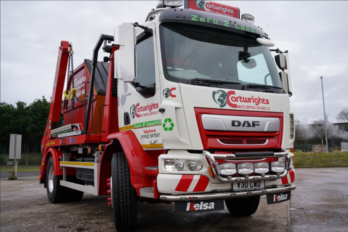 Meet V30 our latest addition to the fleet | Cartwrights Waste Disposal
